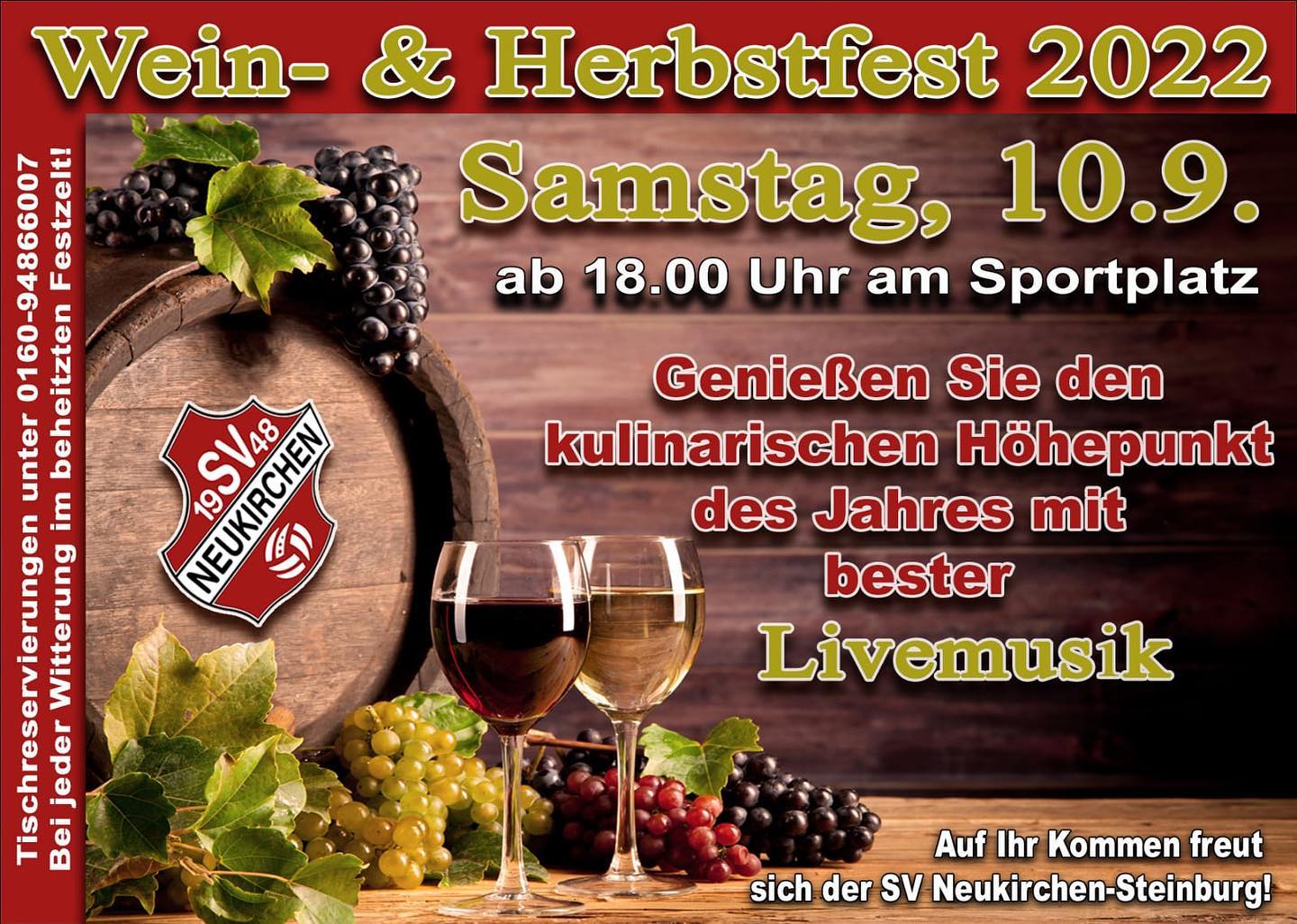 Weinfest 2022 - SV Neukirchen - Steinburg